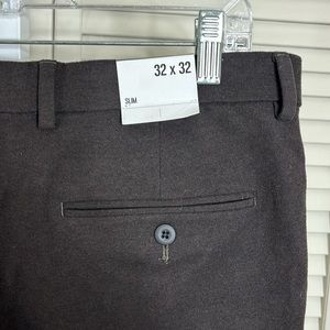Express | Pants | Nwt Express Mens Slim Dress Pants In Brown 32 | Poshmark